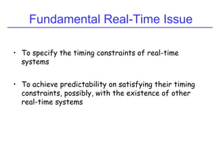 Real-Time Scheduling | PPT