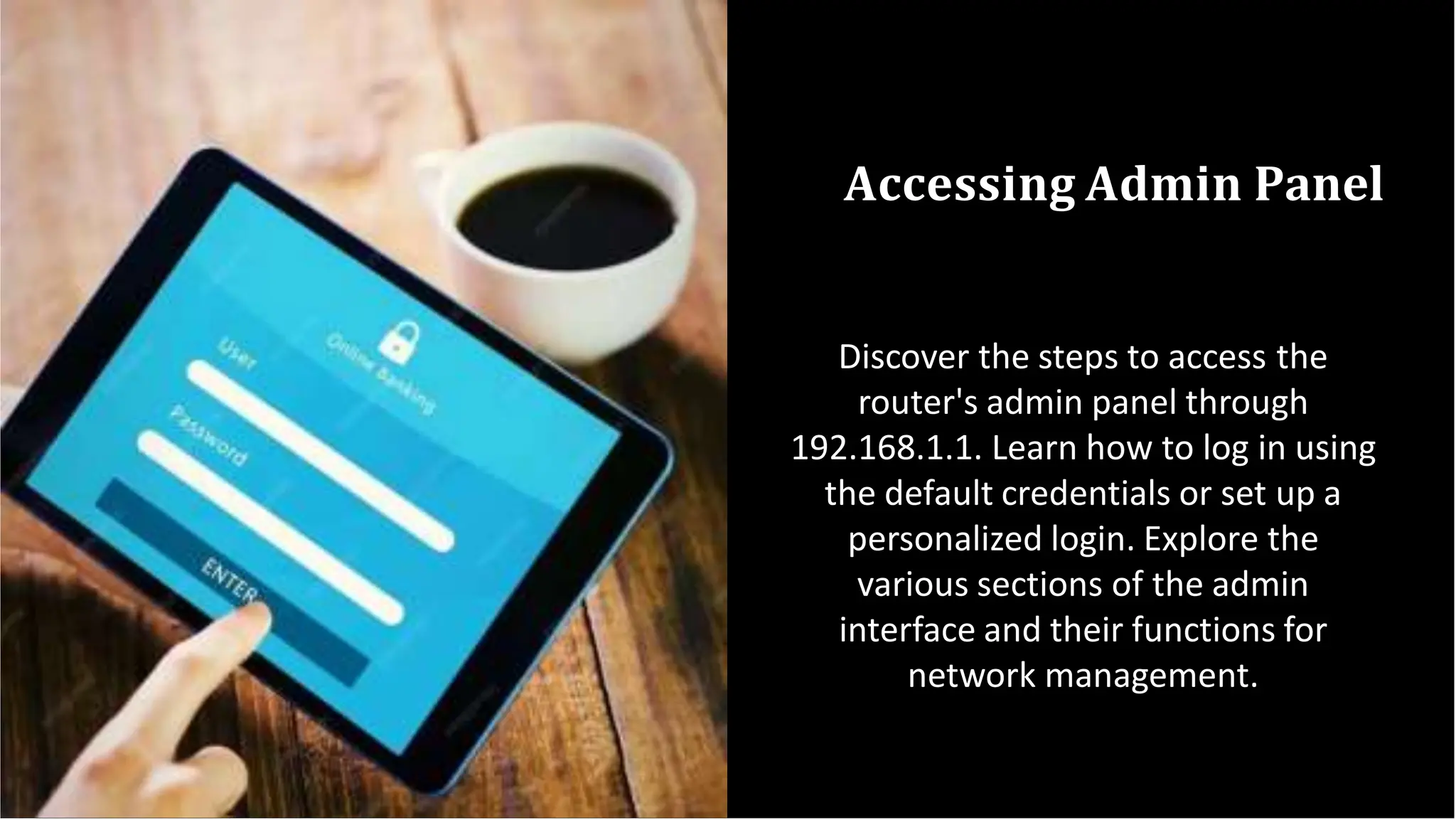 192 168 1 1 Router Admin Login Pptx