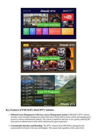 6 Best Hotel IPTV Solution Suppliers in Kigali, RWANDA | PDF