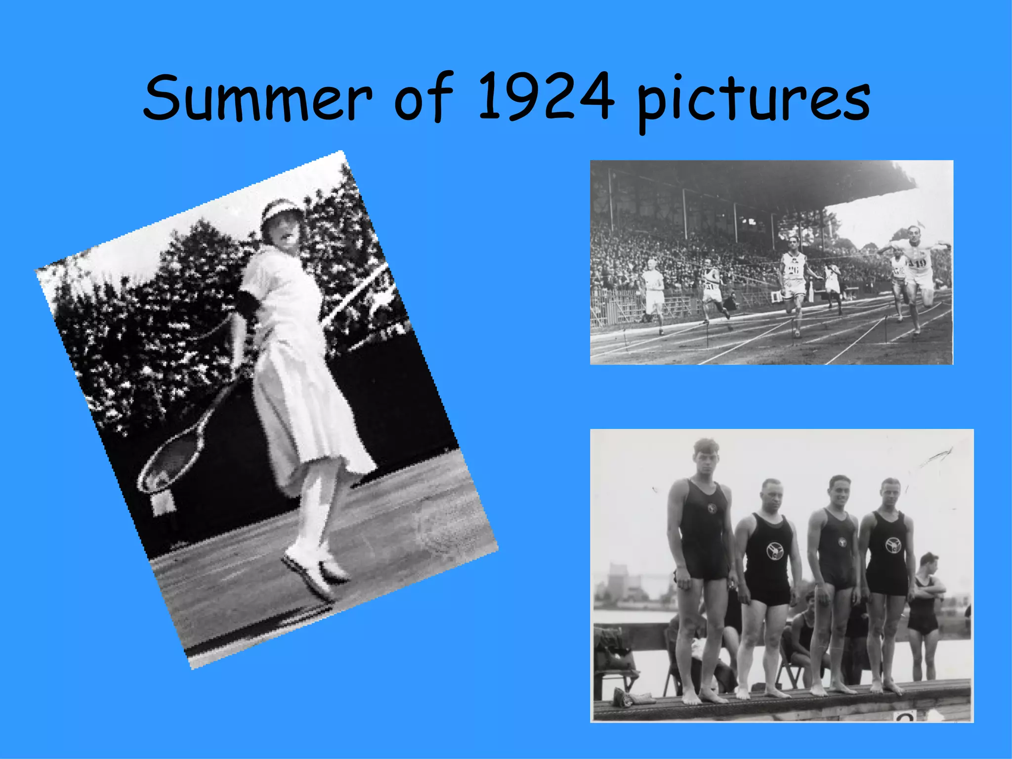 The Olympics of the 1920's | PPT