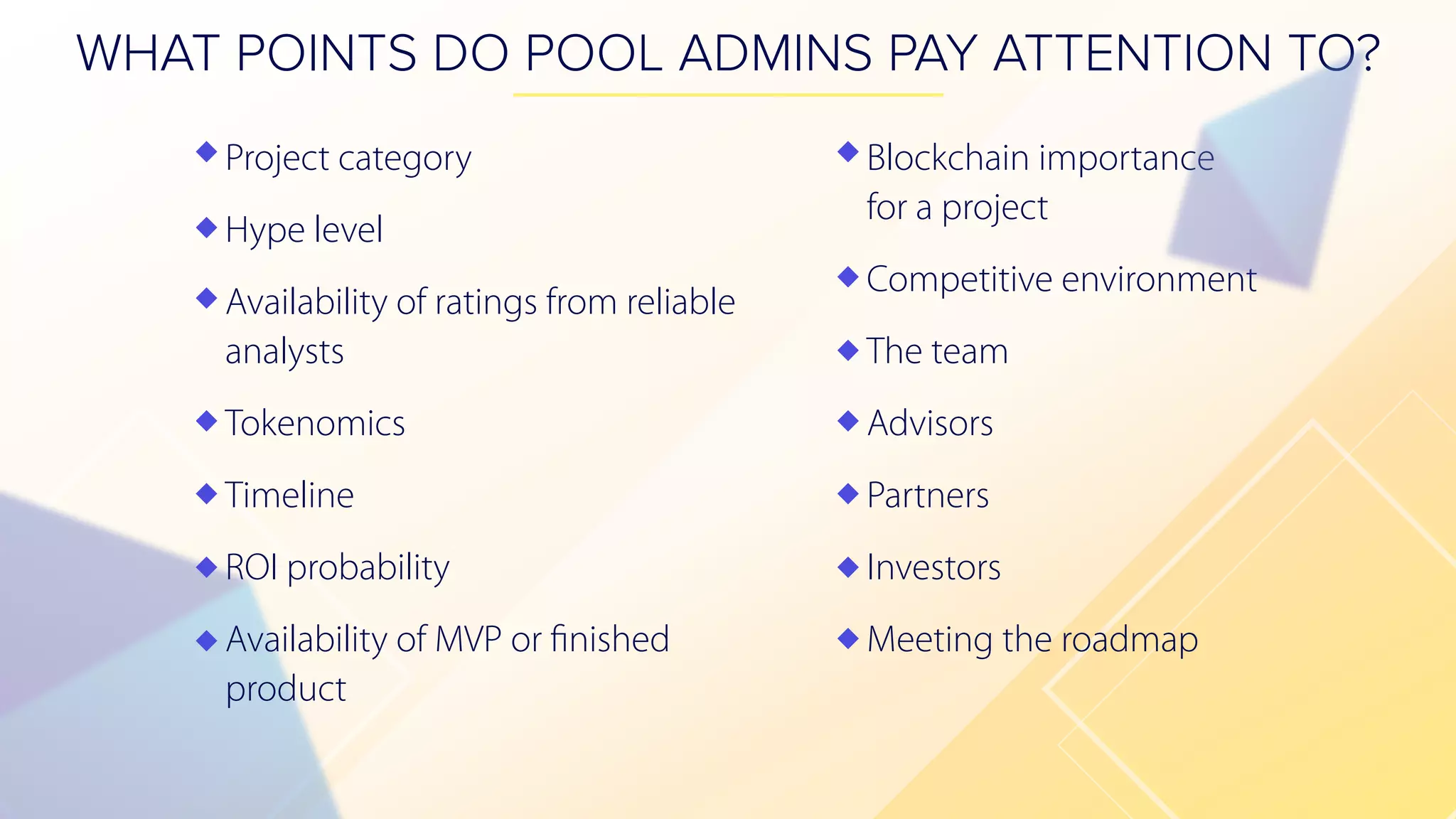ICO/STO fundraising via investment pools. Features. Advantages ...