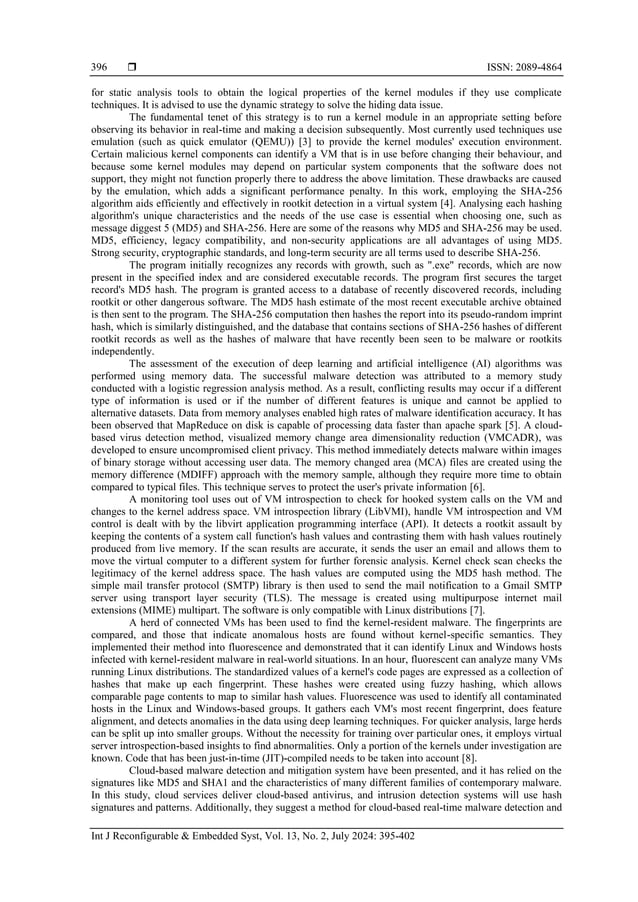 Kernel rootkit prevention model using multiclass | PDF