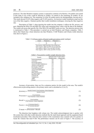 Kernel rootkit prevention model using multiclass | PDF