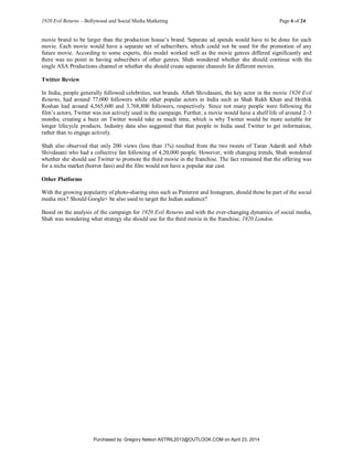 1920 evil returns | PDF | Video Production | Content Production