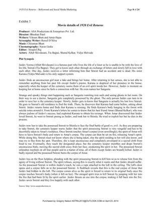 1920 evil returns | PDF | Video Production | Content Production