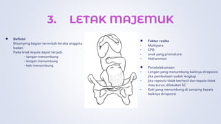 kelainan letak janin | PPTX
