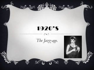 1920s | PPTX | Style & Fashion