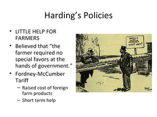 1920s Lecture 2 Harding And Coolidge | PPT