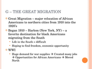 1920s Lecture 5 Harlem Renaissance | PPT | Jazz | Music