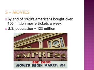 1920s Lecture 6 New Culture | PDF