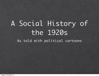 1920s cartoons | PDF | History | Genres