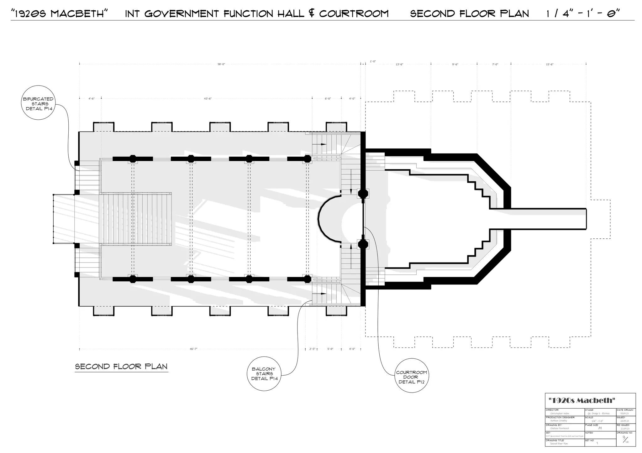 1920s Macbeth Digital Technical drawings - A1 | PPT