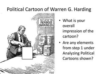 1920s politics of the 1920s student copy | PPTX | Politics