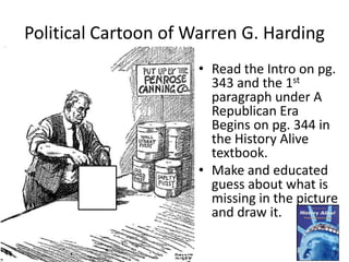 1920s politics of the 1920s student copy | PPTX | Politics