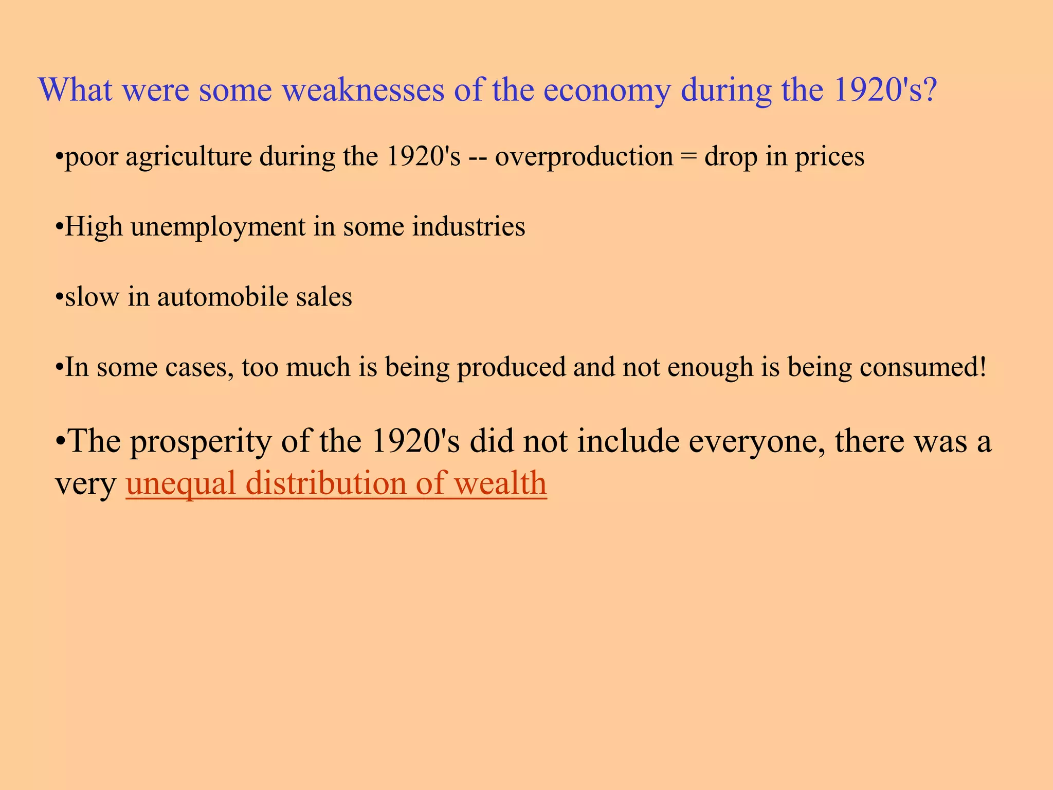 1920s power point.ppt | Economy | Business and Finance