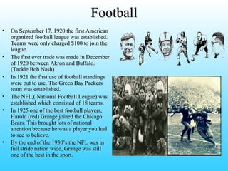 1920s Sports | PPT