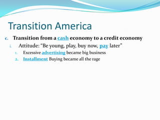 1920s transition america notes | PPT