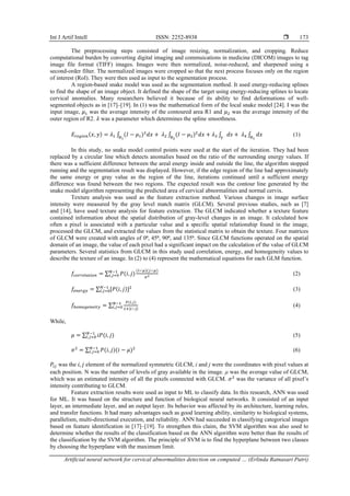 Artificial neural network for cervical abnormalities detection on computed tomography images | PDF