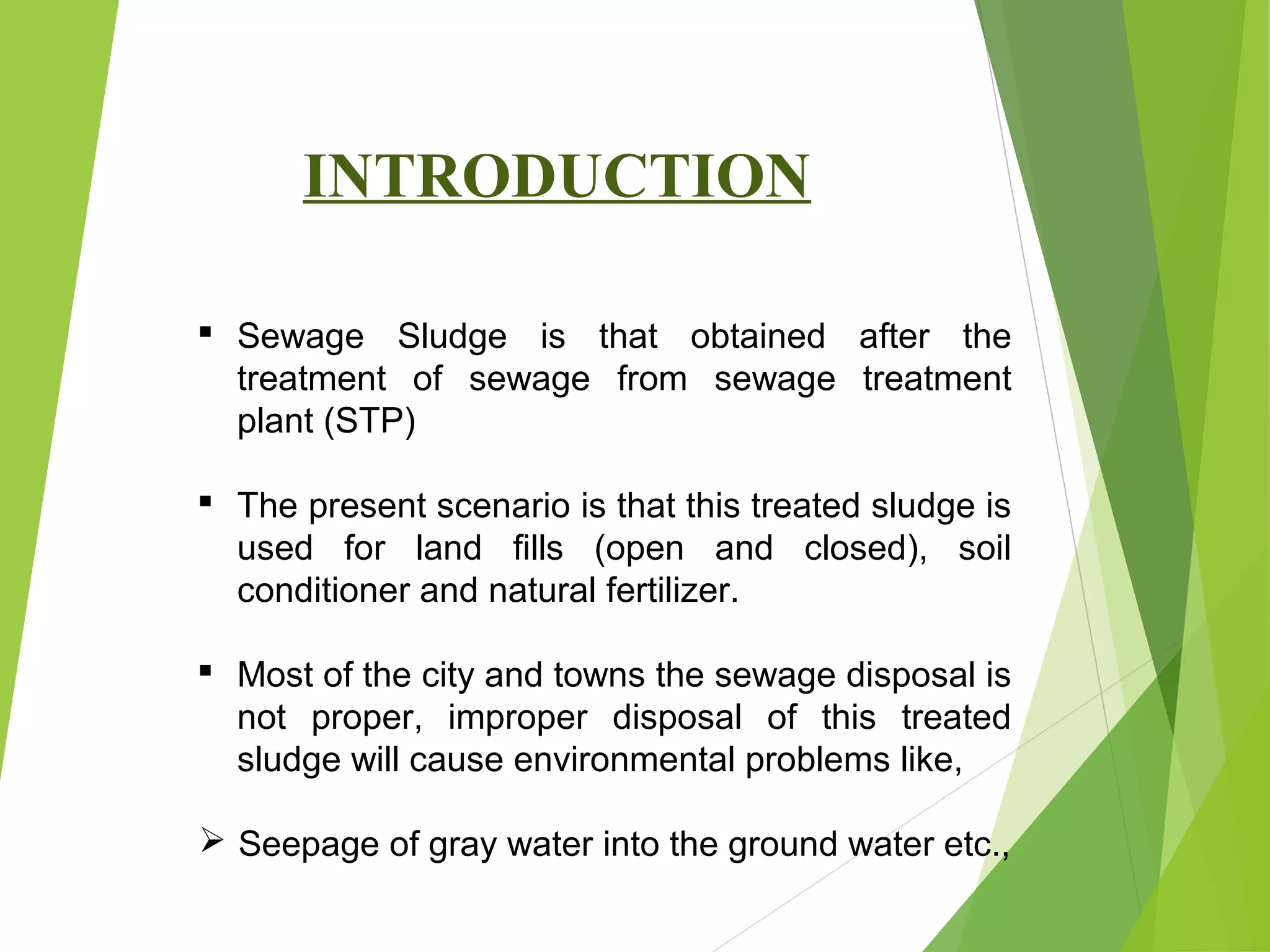 Utilization of Sewage Sludge Ash in Construction Materials | PPT