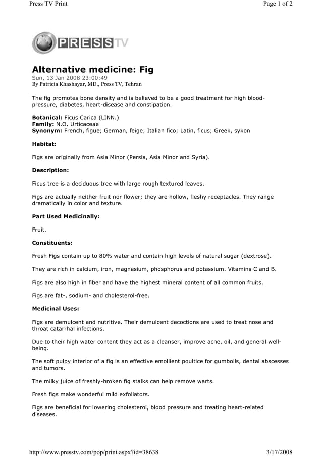 Alternative medicine Fig | PDF