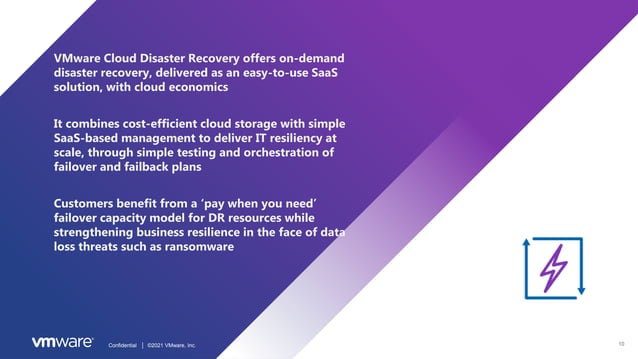 VMware Disaster RECOVERY | PPTX | Cloud Computing | Internet