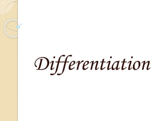 Differentiation-Strategies in Marketing a product after its design and ...