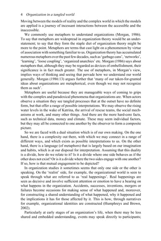 Understanding Organization As Process Theory For A Tangled World Tor ...