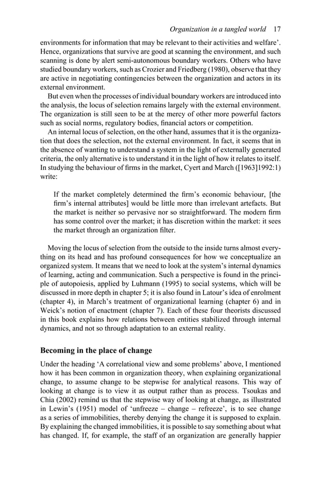 Understanding Organization As Process Theory For A Tangled World Tor ...
