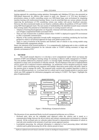 Software defined network-based controller system in intelligent transportation system | PDF