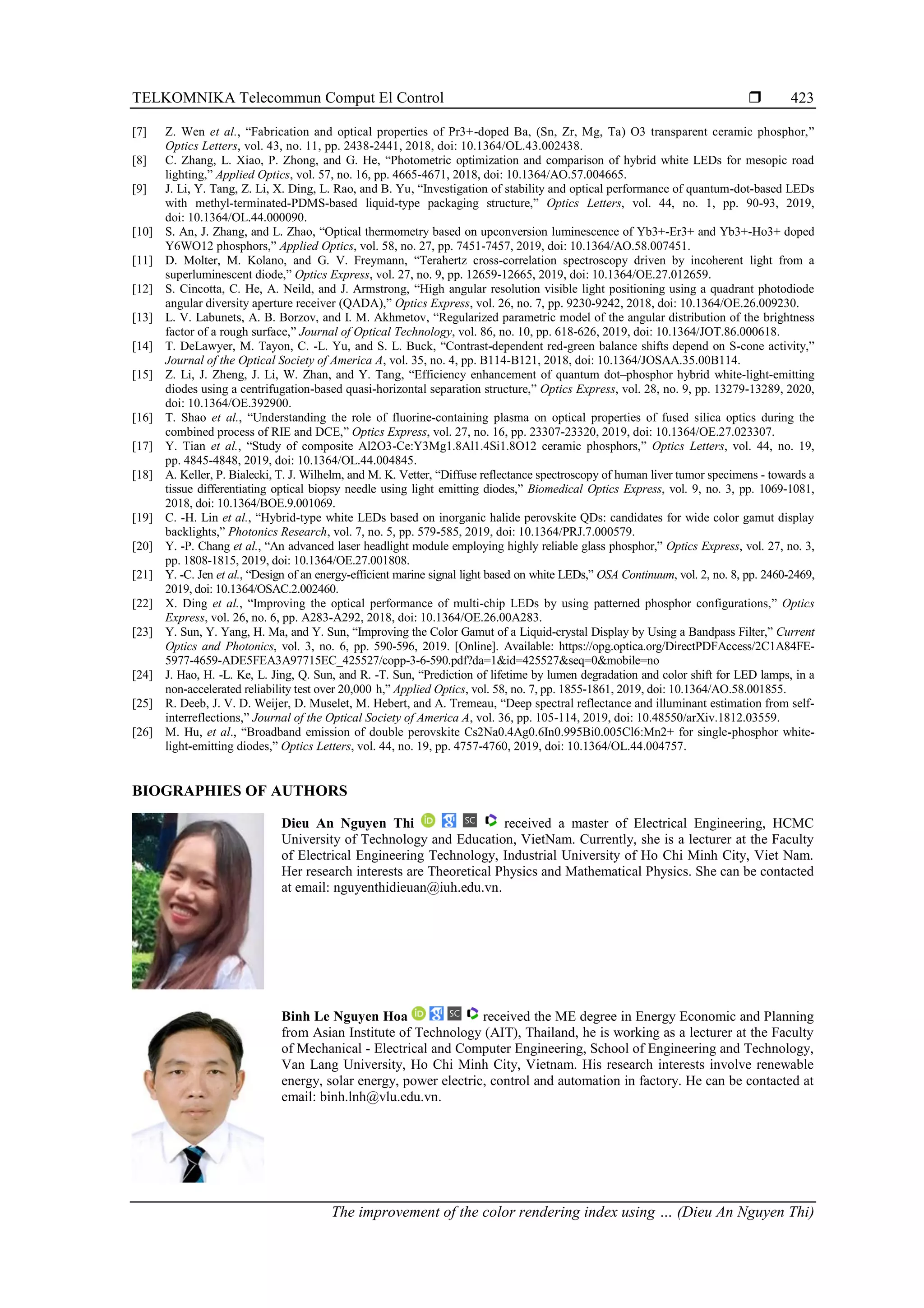 The Improvement Of The Color Rendering Index Using Convex Dual Layer Remote Phosphor Geometry