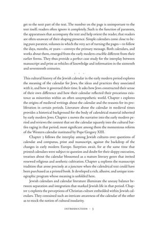 Palaces Of Time Jewish Calendar And Culture In Early Modern Europe ...