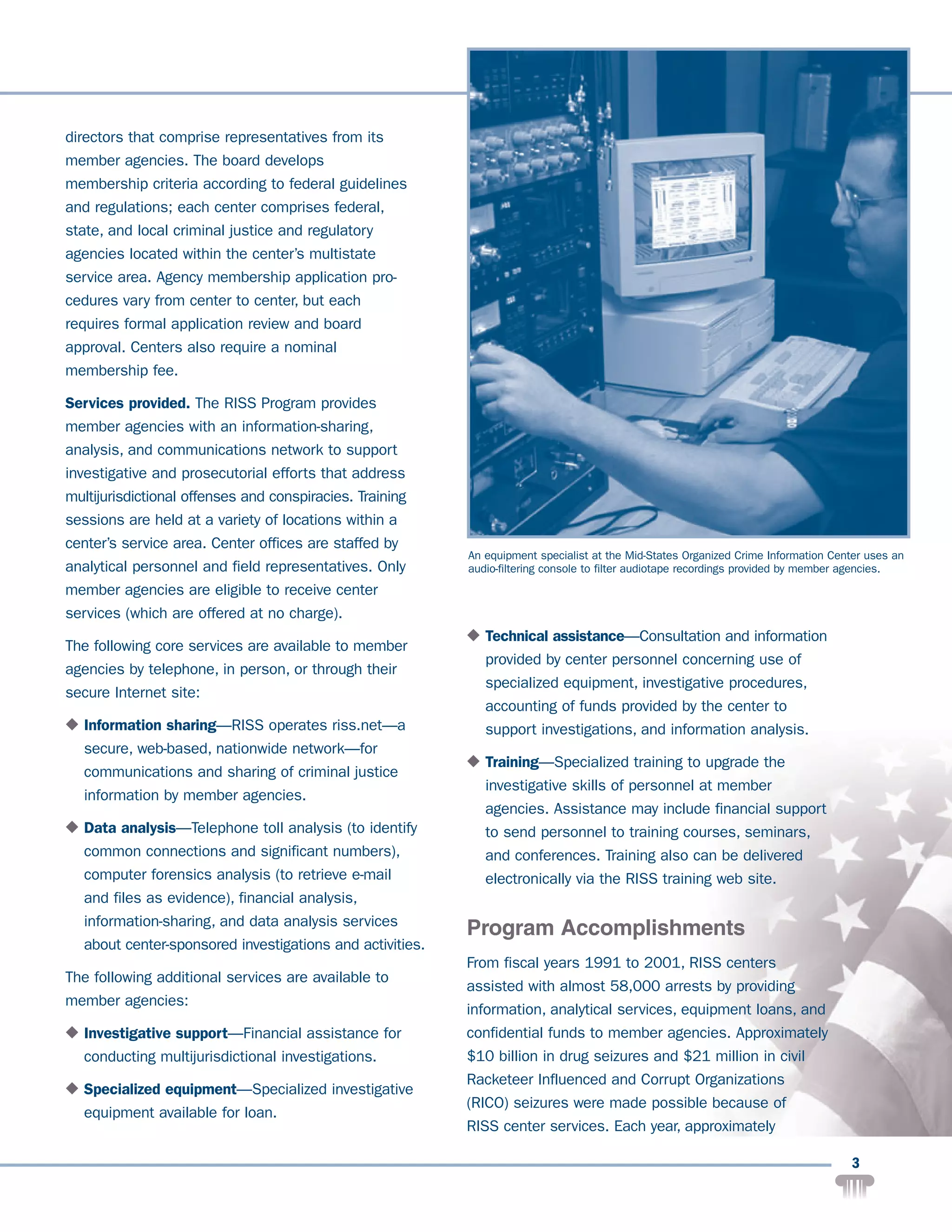 LEO: Regional Information Sharing Systems (RISS) Program | PDF | Crime ...