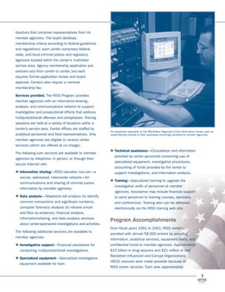 LEO: Regional Information Sharing Systems (RISS) Program | PDF | Crime ...