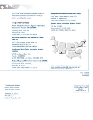 LEO: Regional Information Sharing Systems (RISS) Program | PDF | Crime ...