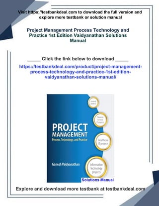 Access Project Management Process Technology and Practice 1st Edition ...