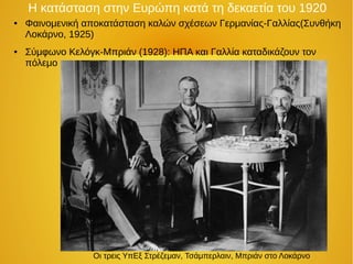 Γ ΓΥΜΝΑΣΙΟΥ ΜΑΘΗΜΑ 31 ΤΑ ΠΡΩΤΑ ΜΕΤΑΠΟΛΕΜΙΚΑ ΧΡΟΝΙΑ. Η ΠΑΓΚΟΣΜΙΑ ...