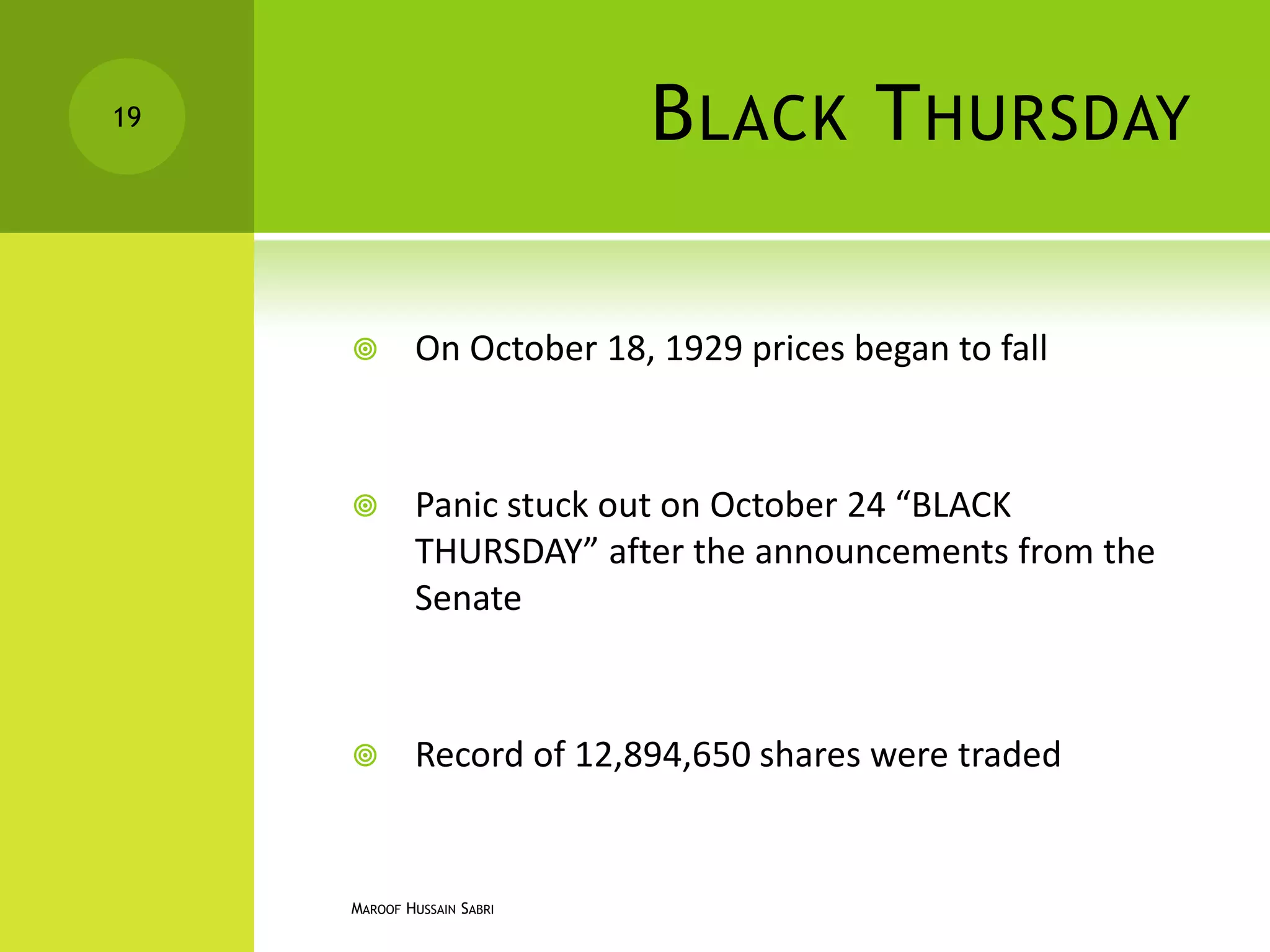 1929 Wall Street Crash | PPSX