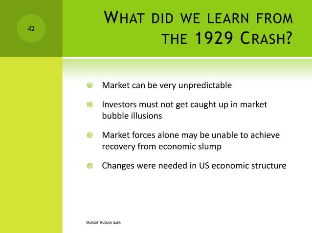1929 Wall Street Crash | PPSX