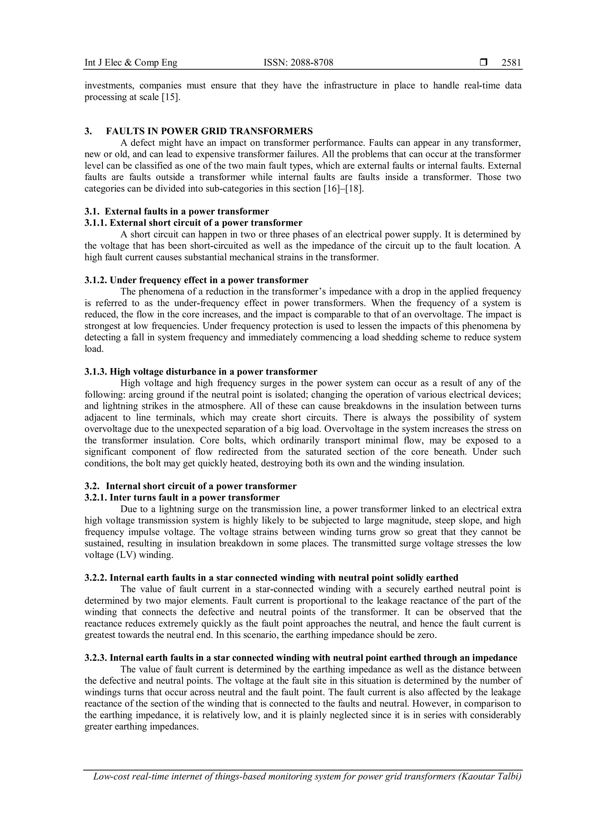 Low Cost Real Time Internet Of Things Based Monitoring System For Power Grid Transformers Pdf