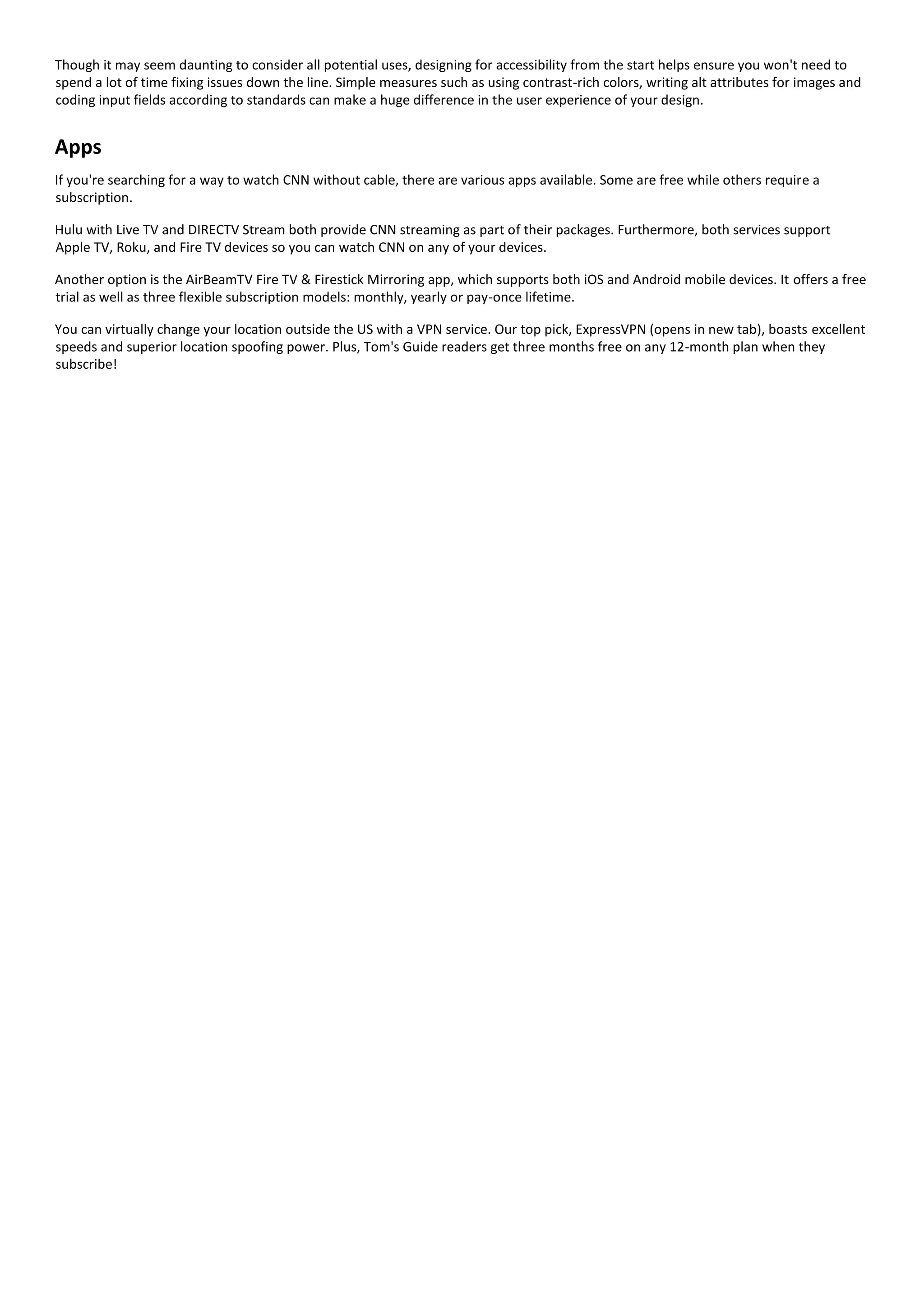 cnn live stream | PDF