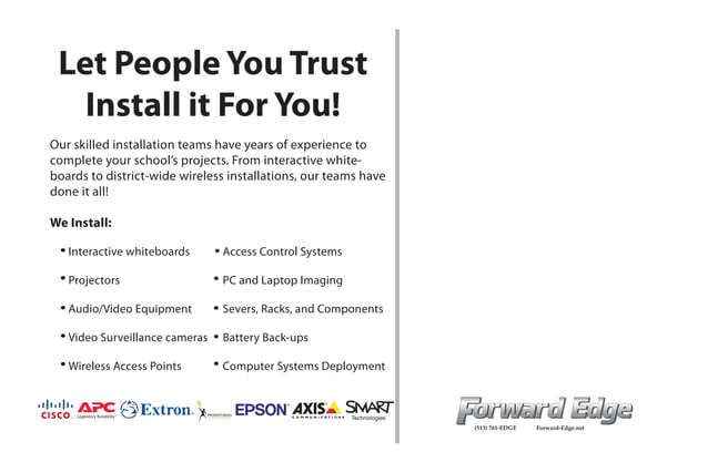 Installation Postcard | PPT