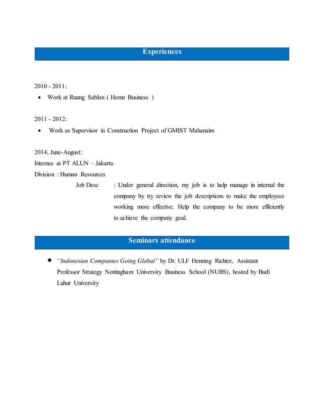 CV Patrick Oscar Yohanes | DOCX