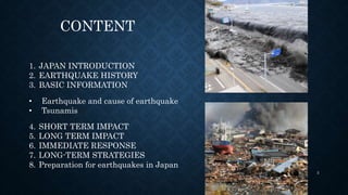 2011 Tohoku Earthquake and Tsunami Japan | PPTX