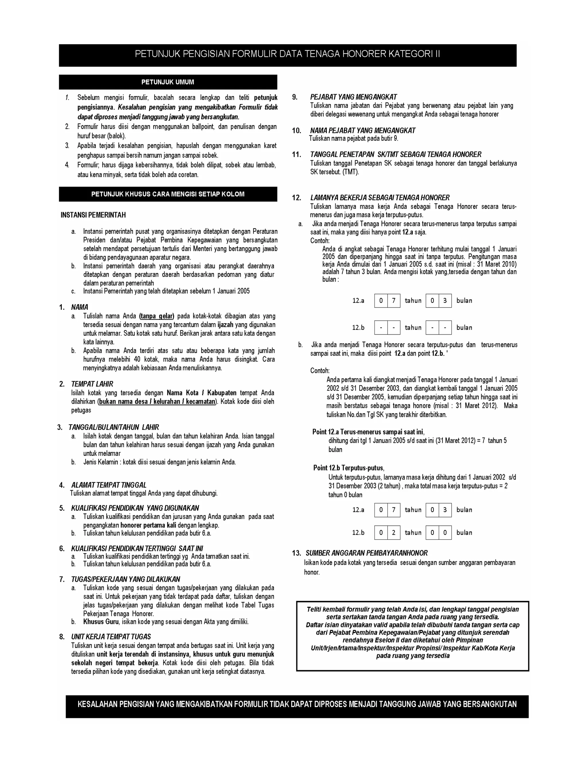 1930 form k2_formulir_tenaga_honorer_kategori_2_bkn | PDF
