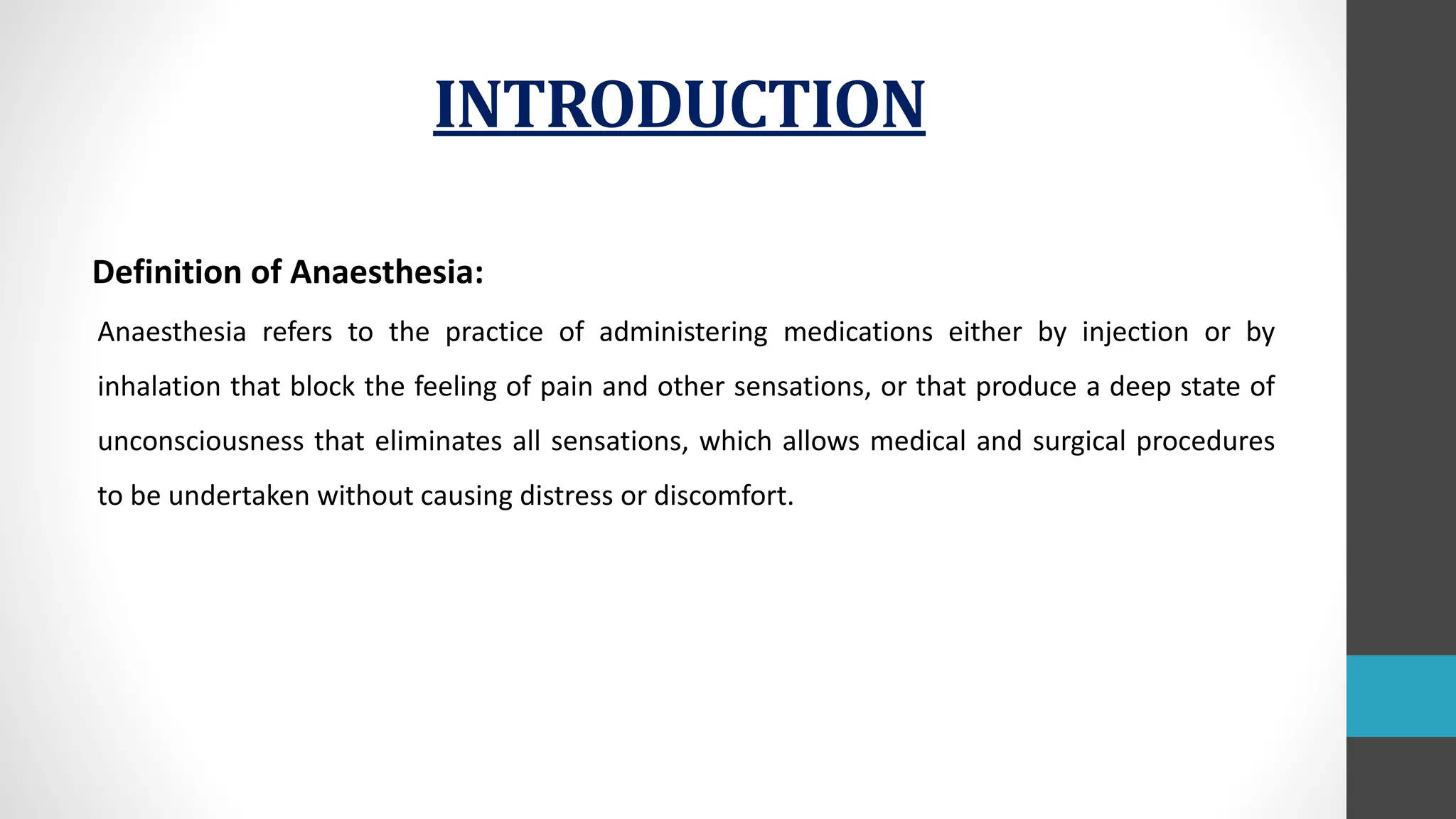 Stages of General Anaesthesia | PPTX