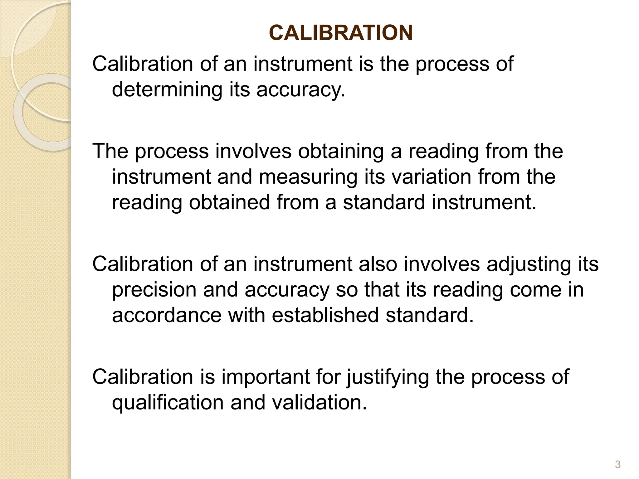 Difference Between Calibration And Validation Pptx