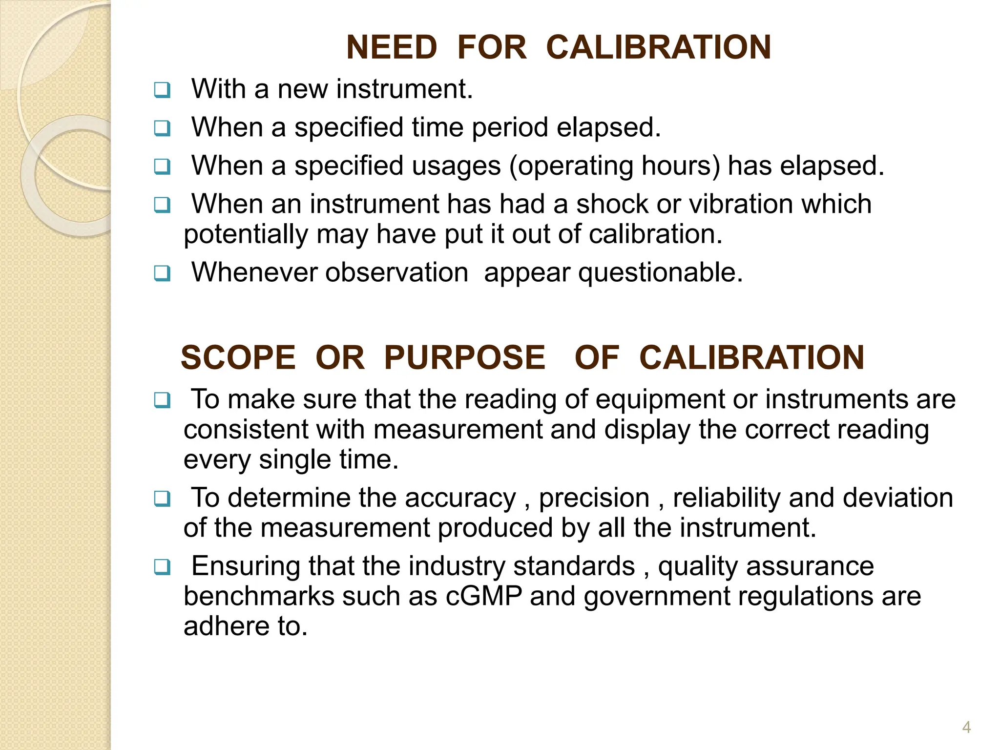 Difference between calibration & validation | PPTX