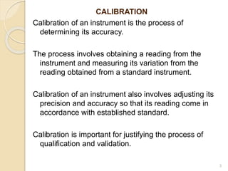 Difference between calibration & validation | PPTX