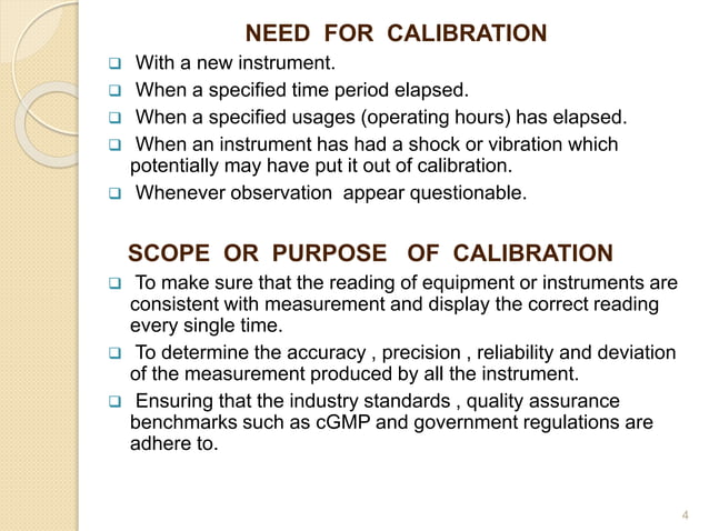 Difference Between Calibration And Validation Pptx