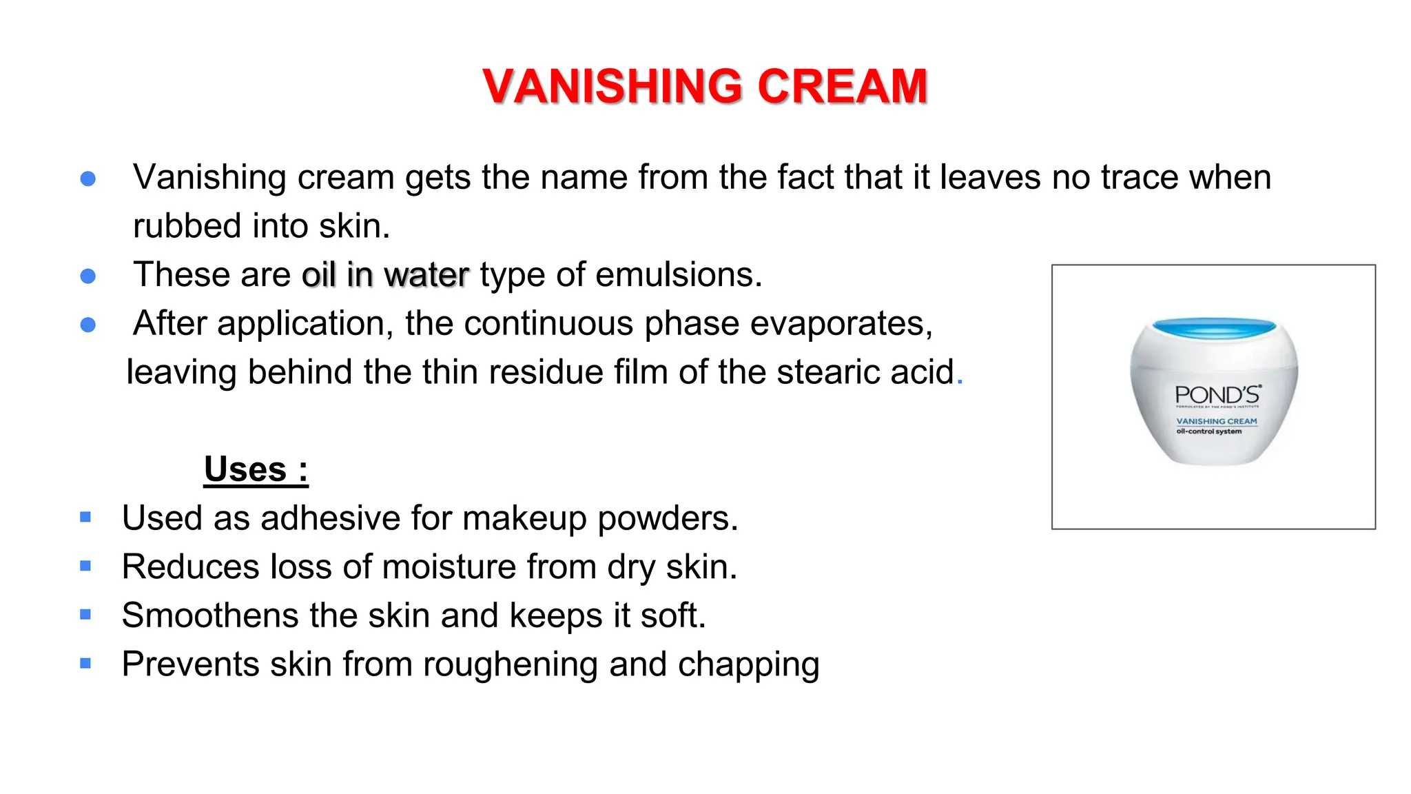 Formulation and preparation of cold cream and vanishing cream | PDF